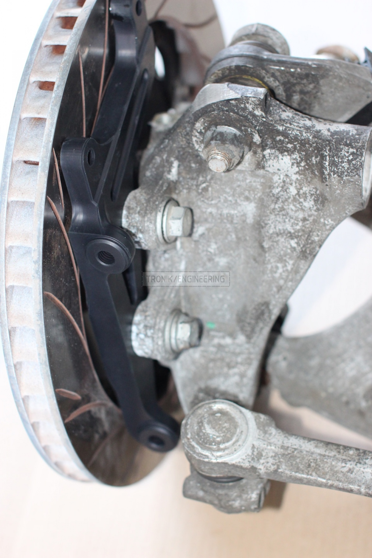 adapter design BMW F10 f/caliper&servomotor Rotora rearAxle